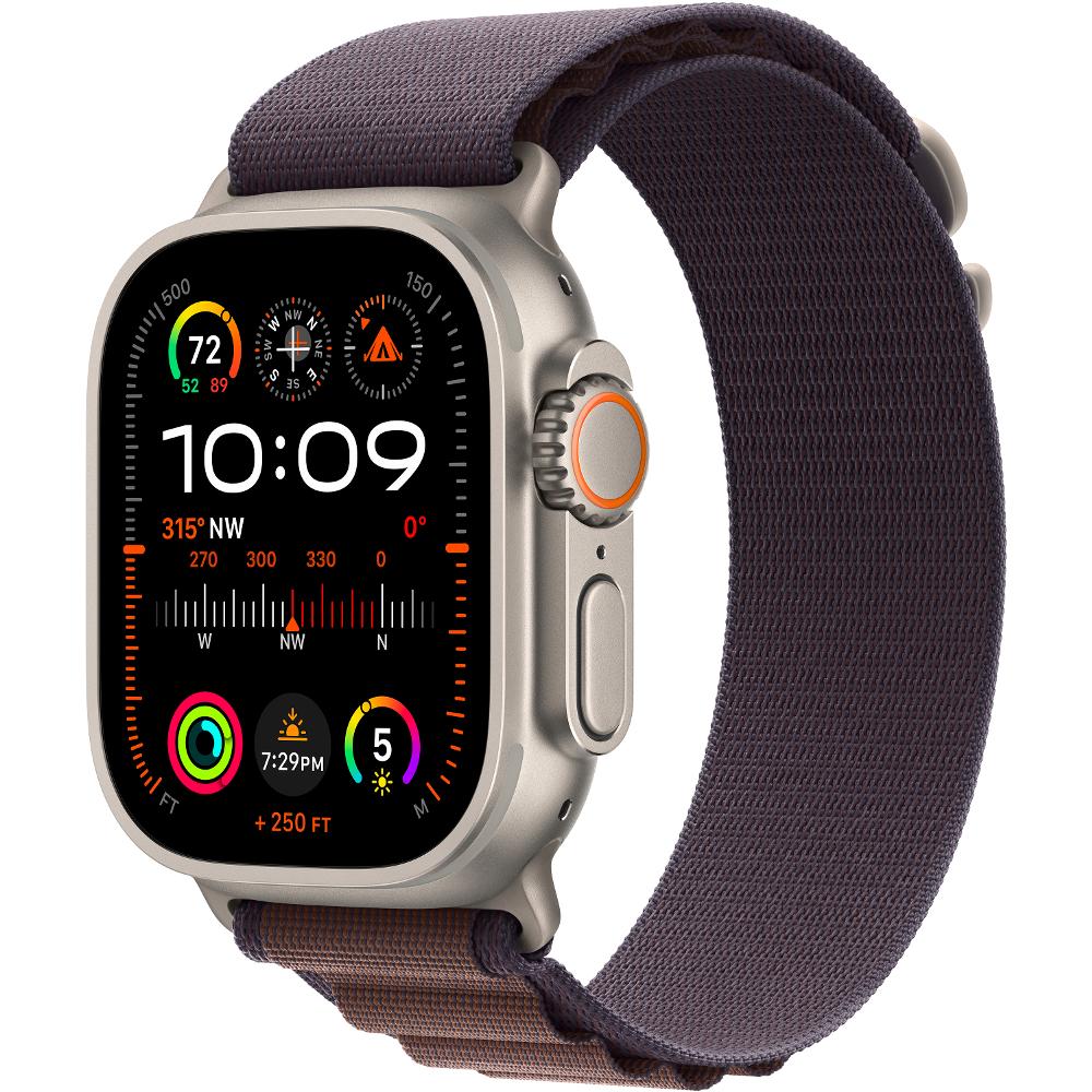 Apple Watch Ultra 2 Titanium Indigo Alpine Loop S • KOKU.si